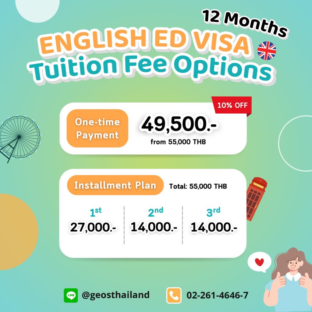 Intensive English ED Visa Course in Bangkok, Thailand